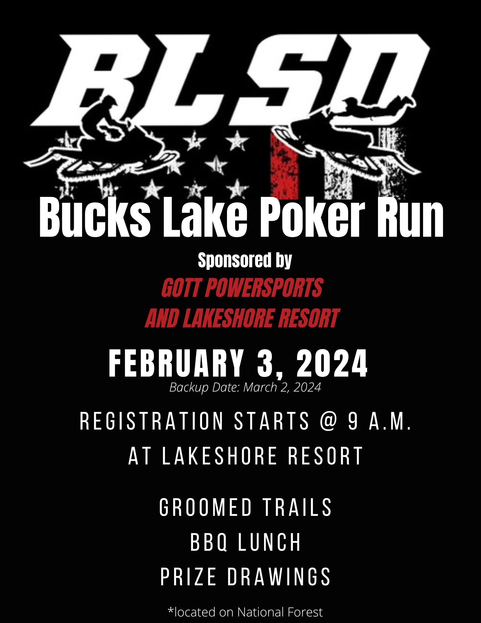 Bucks Lake Snowmobile Poker Run - Discover The Lost Sierra